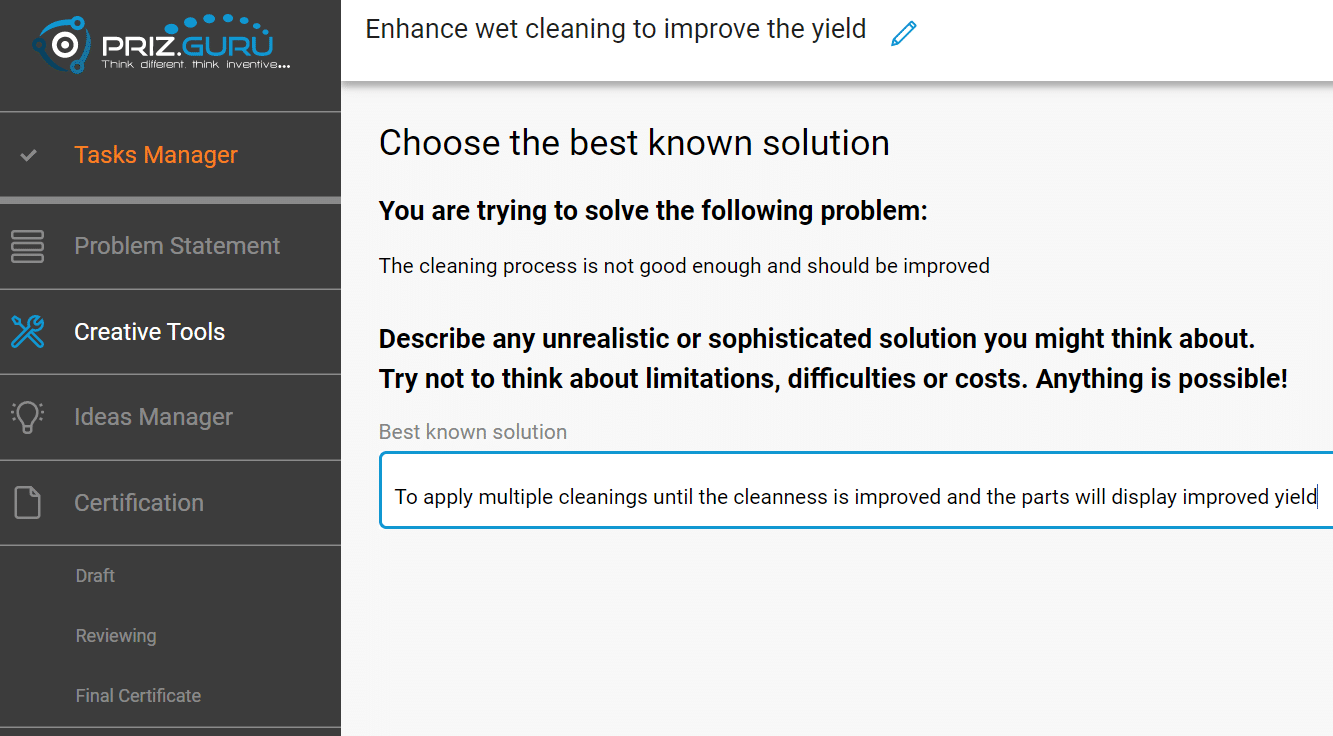 PROBLEM SOLVING USING 40 INVENTIVE PRINCIPLES - PRIZ Guru