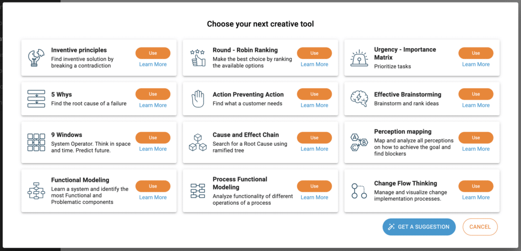 Creative tools - Knowledge base - Priz Guru