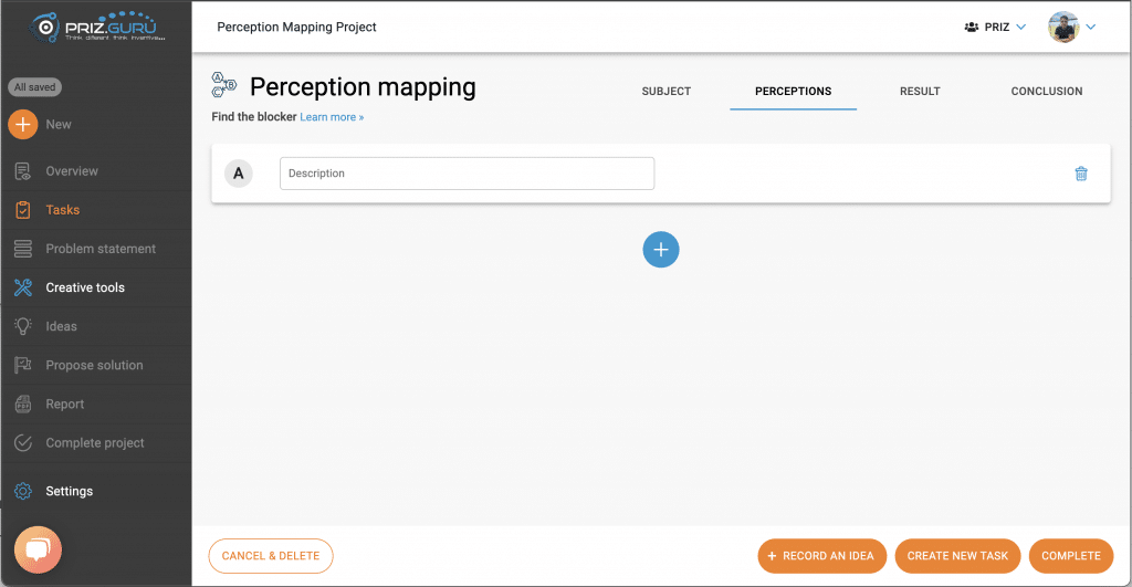 Perception Mapping - Priz Guru